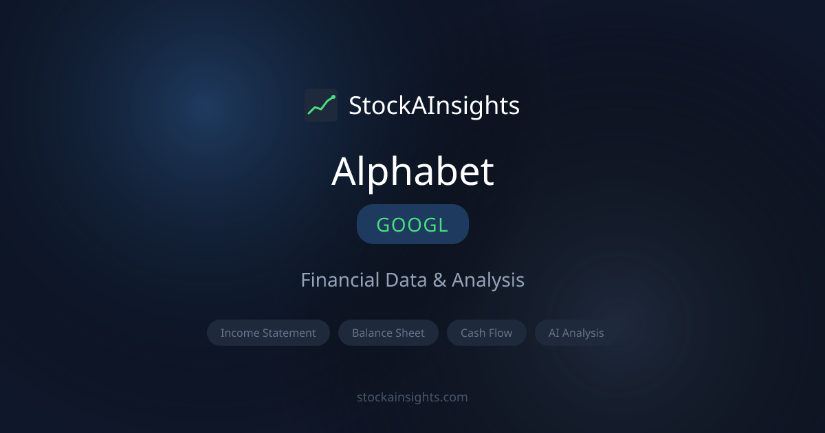 Alphabet (GOOGL) Financials, Revenue & Analysis | StockAInsights